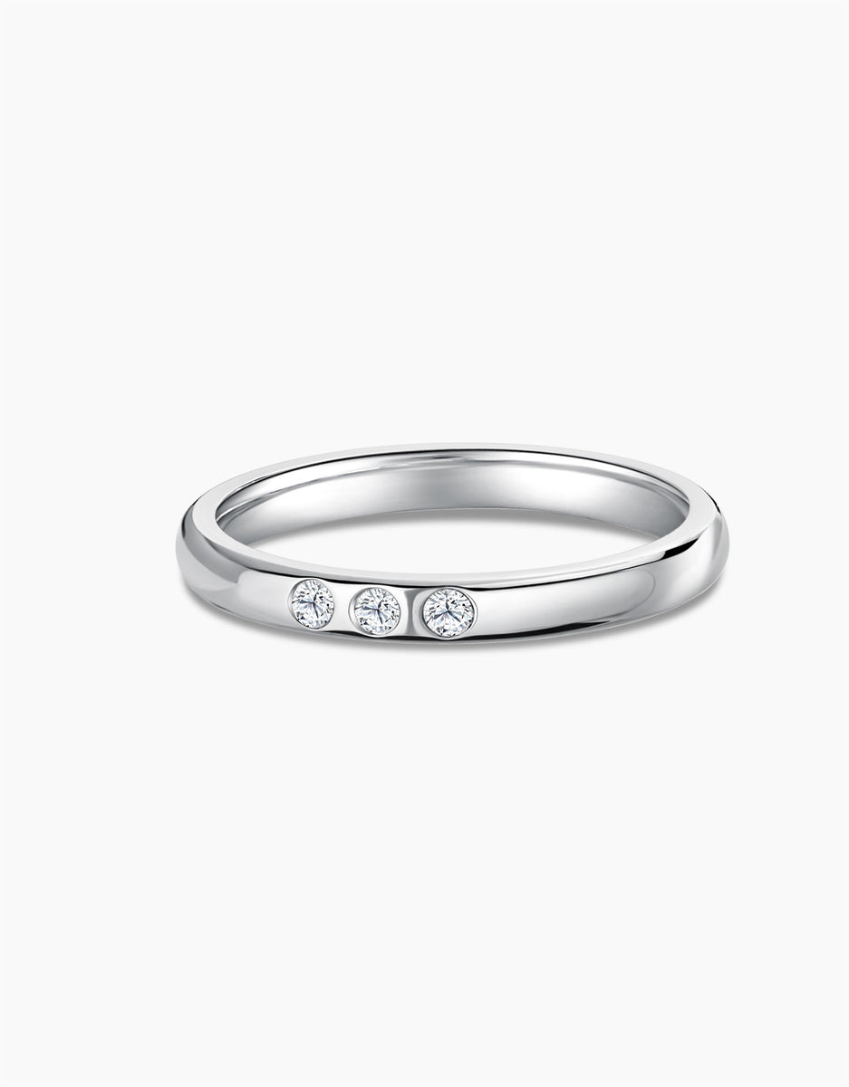 LVC Tresor Blessed Wedding Band with Diamonds – Love & Co. Malaysia